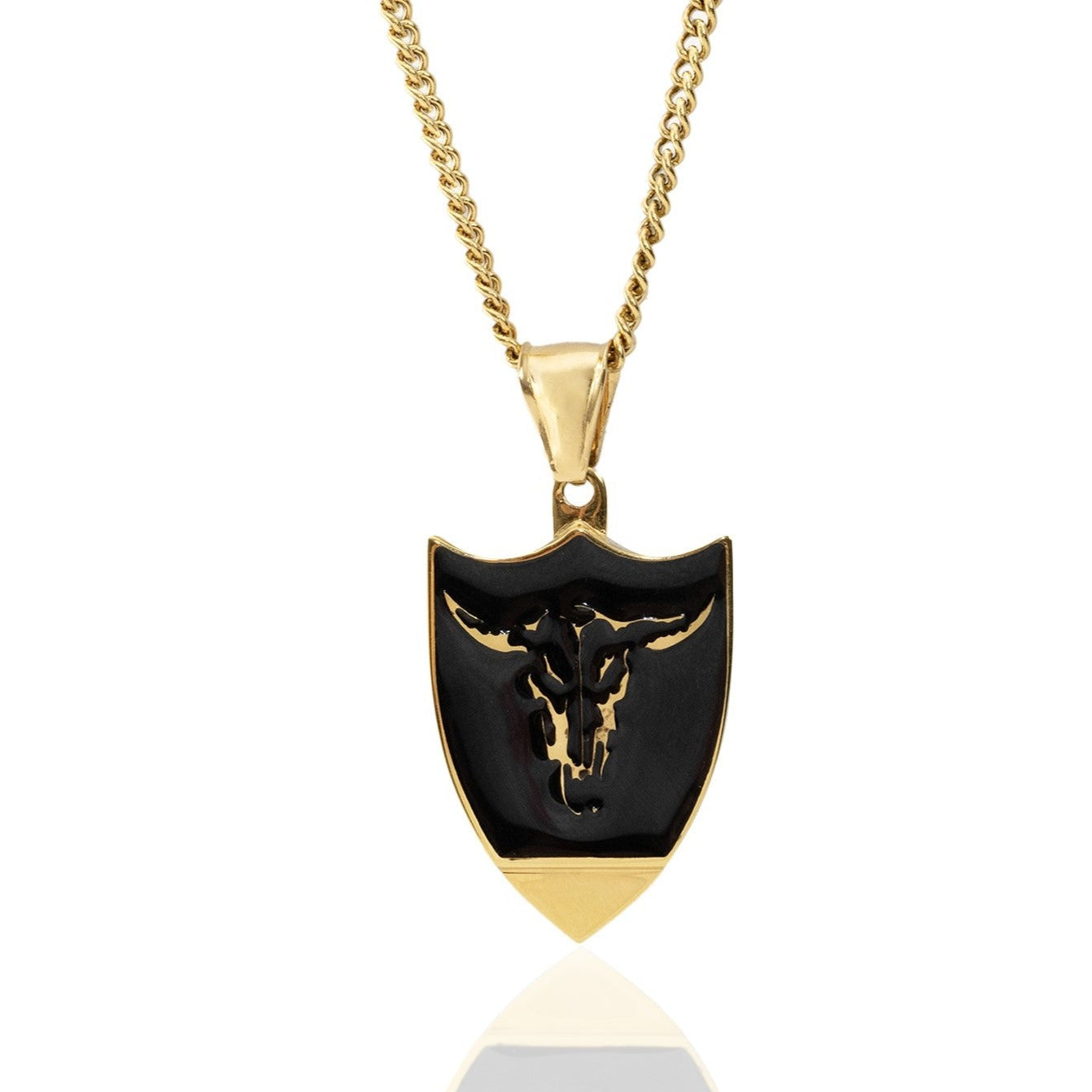 Gold Longhorn Skull - World's Best Shotgun Necklace – Choty