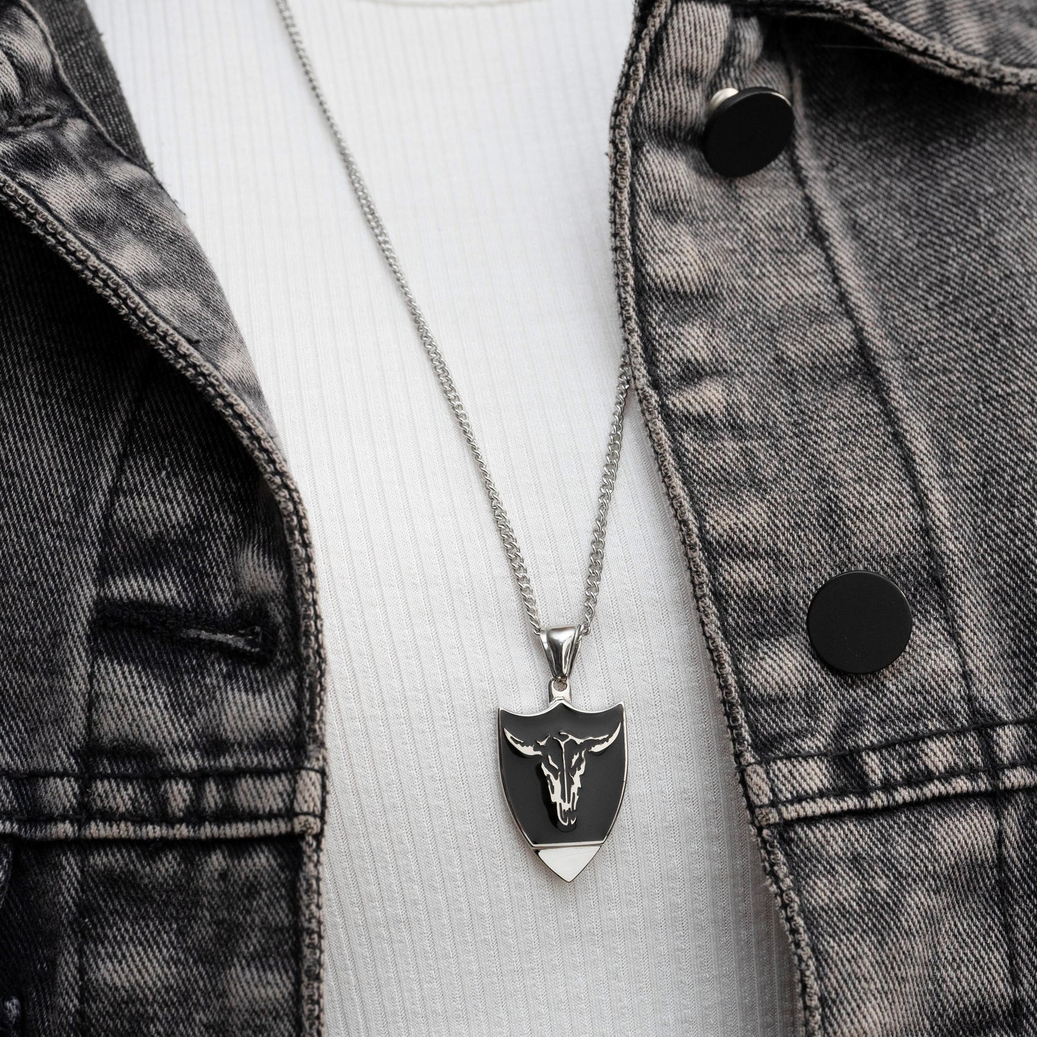 Silver Longhorn Skull - World's Best Shotgun Necklace – Choty